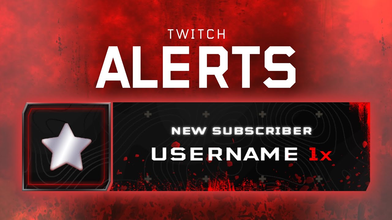Animated Call of Duty: Modern Warfare 3 inspired Twitch Alert Overlays ...