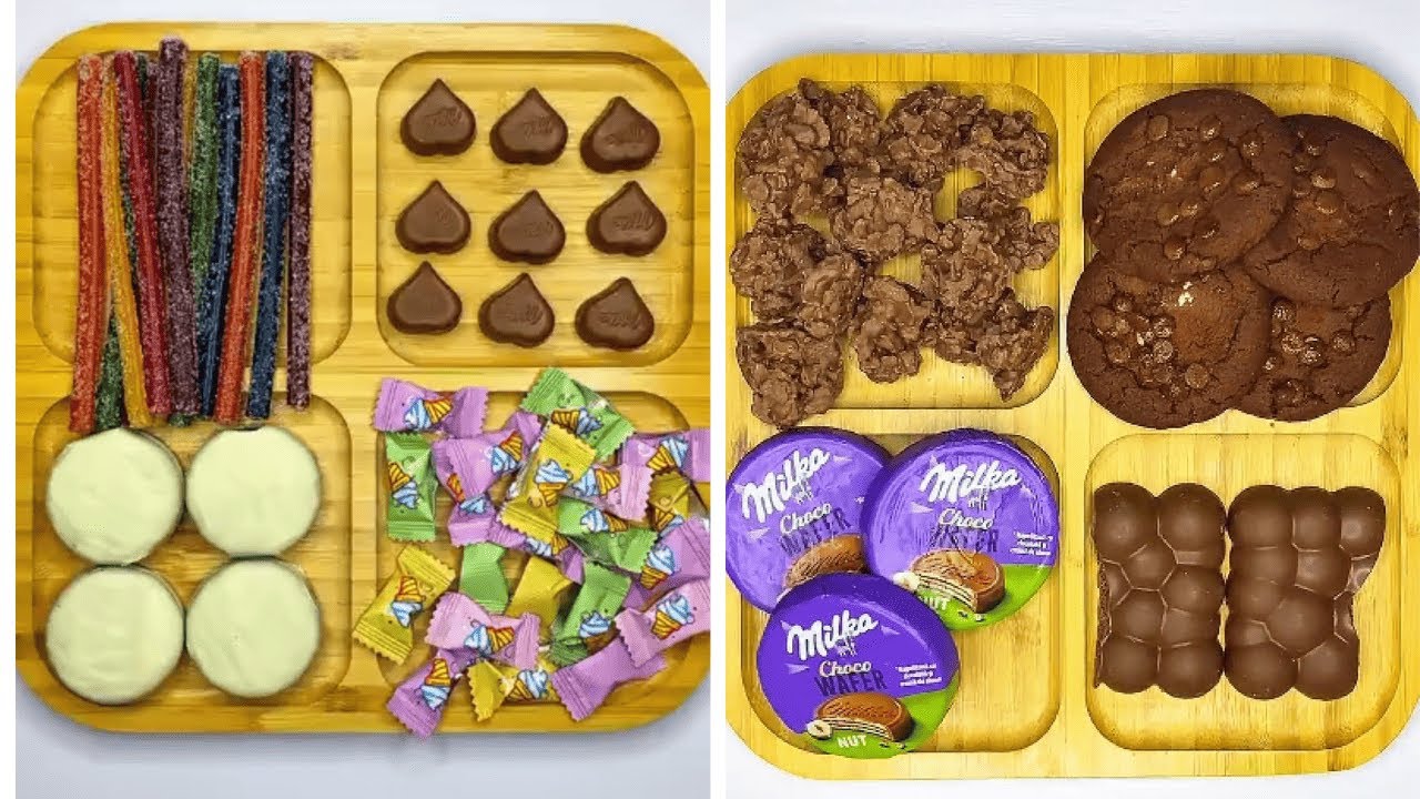 Sweetest ASMR Battle Ever 🍫🍭 Milka vs Candy Madness - YouTube