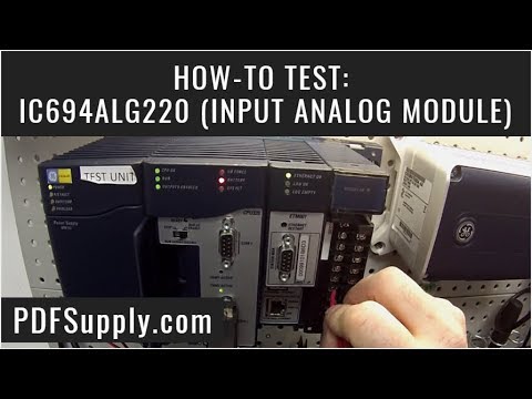 How-to Troubleshoot: IC694ALG220 Input Analog Module (Proficy Machine ...