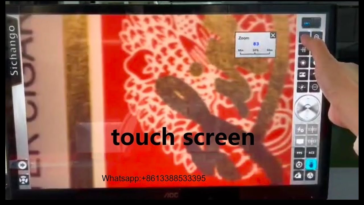 Demo Explanation Camera Video web inspection system for flexo printing ...