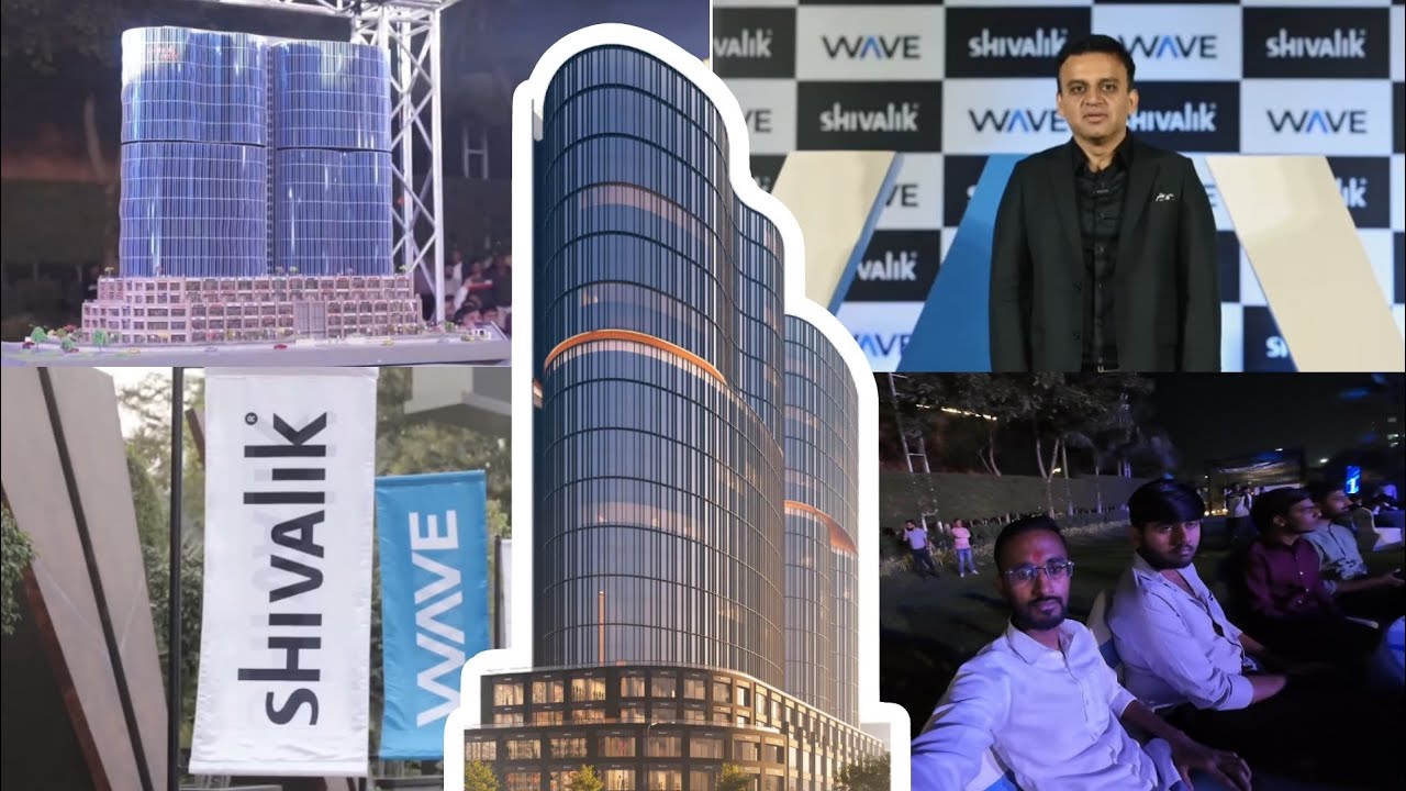 the grand launch of our 7th Masterpiece - Shivalik Wave! Ahmedabad's skyline by Shivalik Group ...