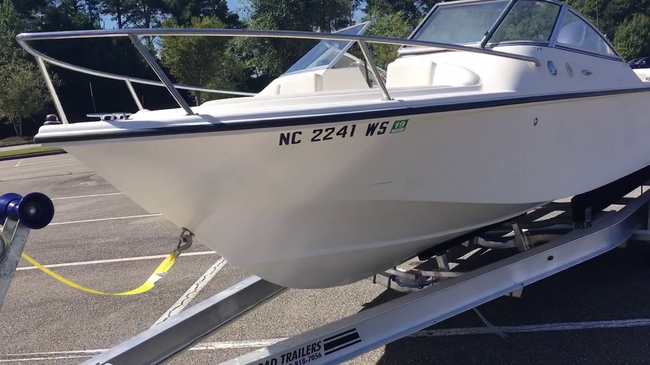 2002 edgewater 185 DC - YouTube