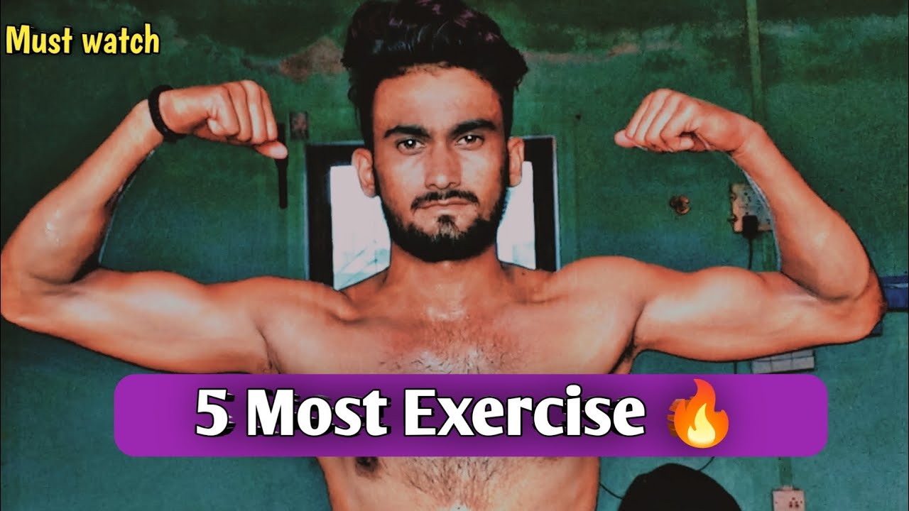 5 Most Exercise for beginners | body kaise banaye | Vishnu Dhoni ...