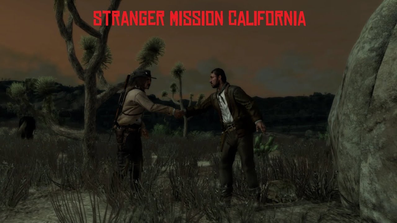 Red Dead Redemption 100% Walkthrough. Stranger Mission California - YouTube
