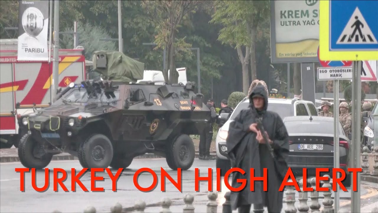 Turkish security teams take measures after bomb set off outside ...