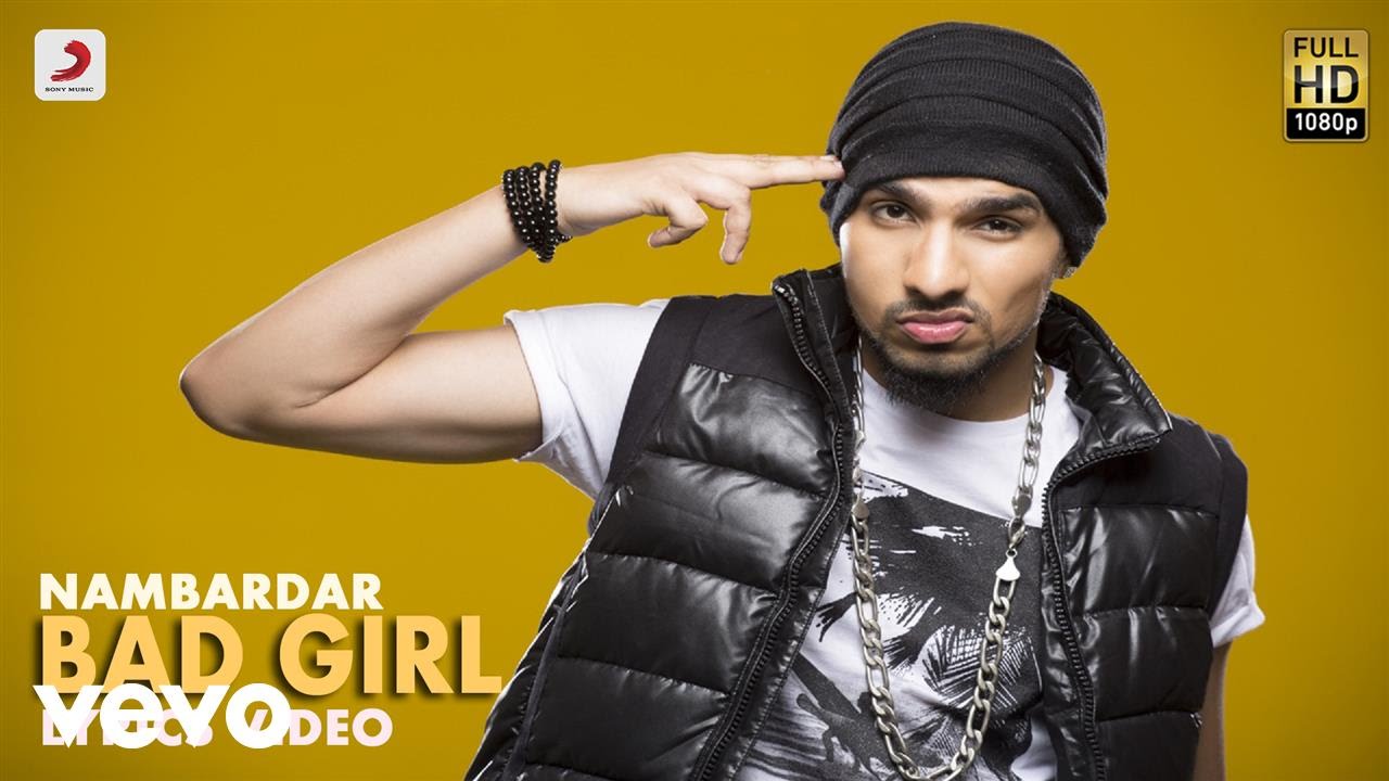 Nambardar - Bad Girl | Da Future | Lyric Video - YouTube