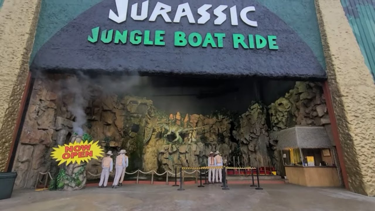 Jurassic Jungle Boat Ride 2023-Watch Before You Go - YouTube