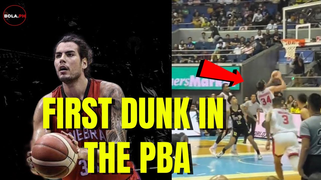 Christian Standhardinger FIRST DUNK in the PBA #ginebra - YouTube
