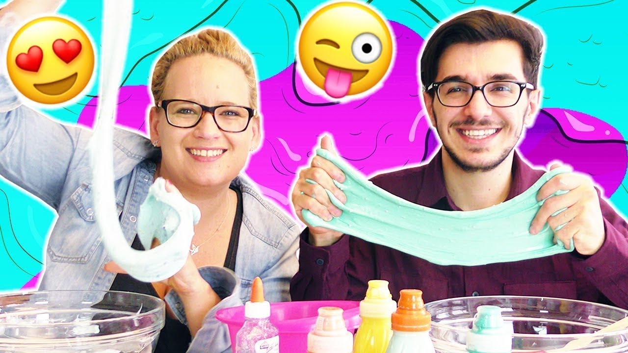 Überraschungs SLIME CHALLENGE | Eva vs Claudio | Wer macht den besten ...