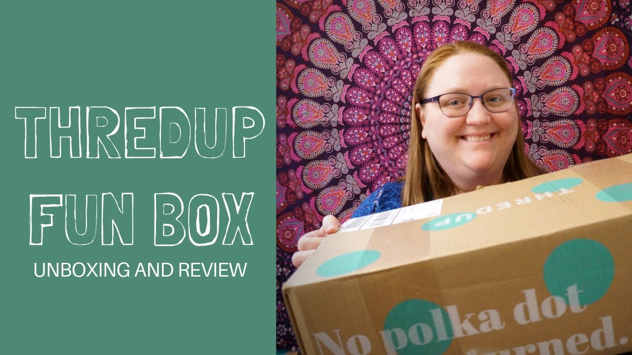 ThredUP Fun Box Rescue/Reject Box Unboxing and Review #2 - YouTube