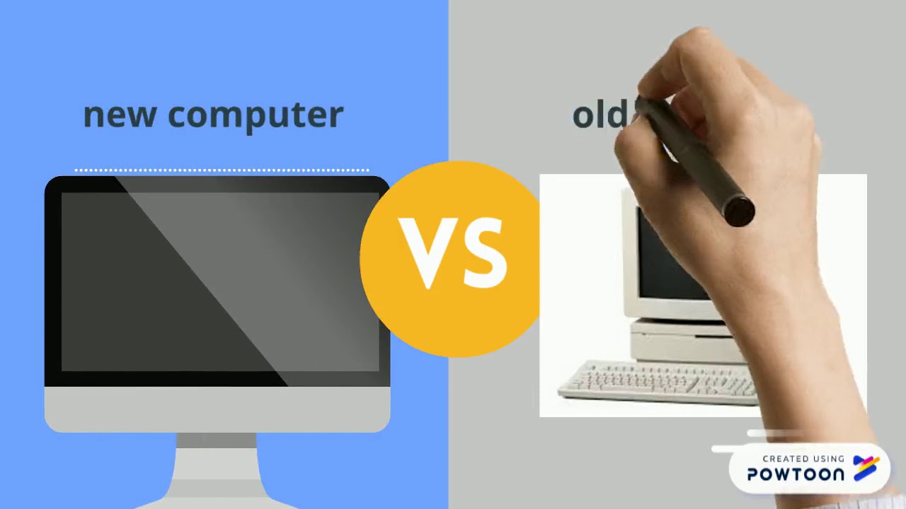 OLD COMPUTER VS NEW COMPUTERS - YouTube