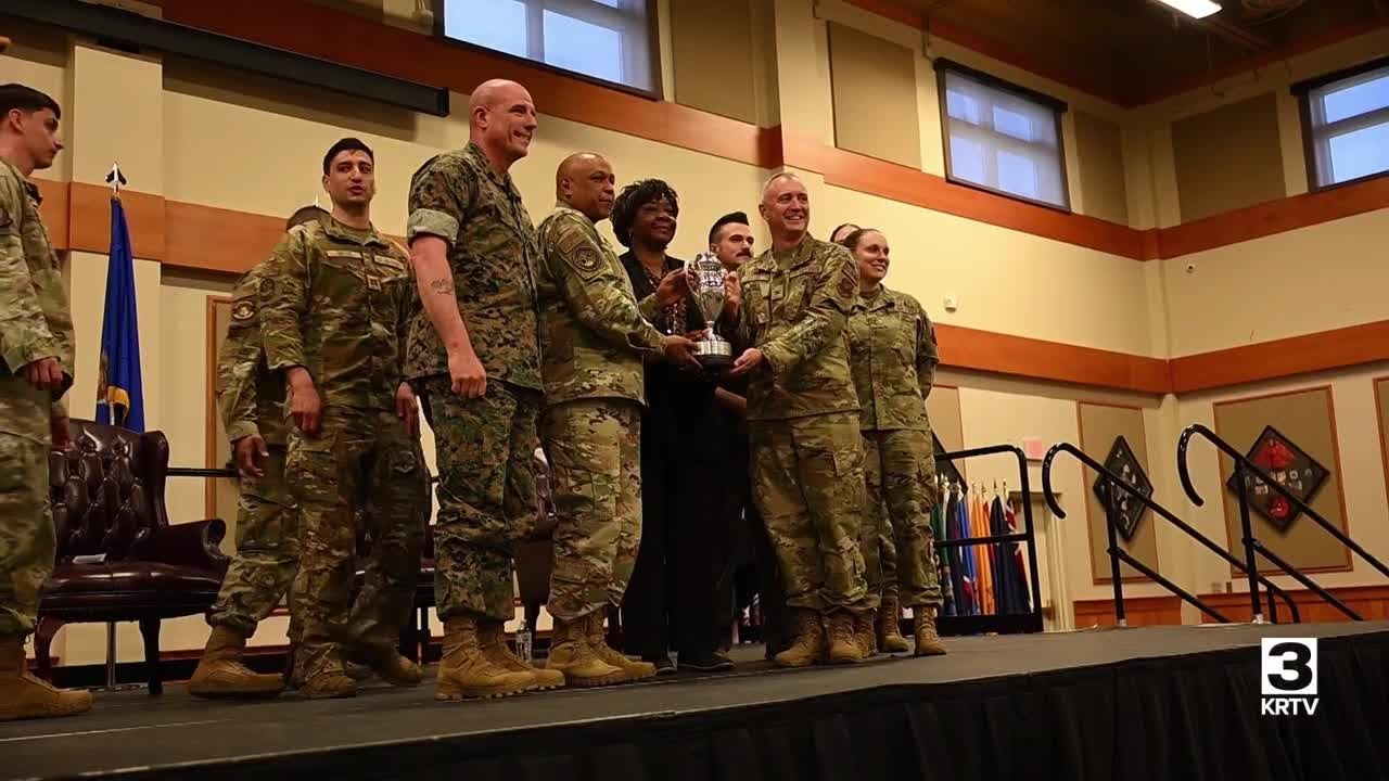 Omaha Trophy returns to Malmstrom Air Force Base - YouTube