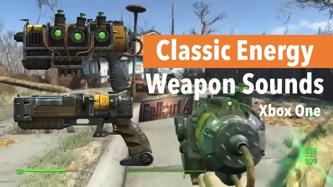 Fallout 4 Xbox One Mods|Classic Energy Weapon Sounds - YouTube