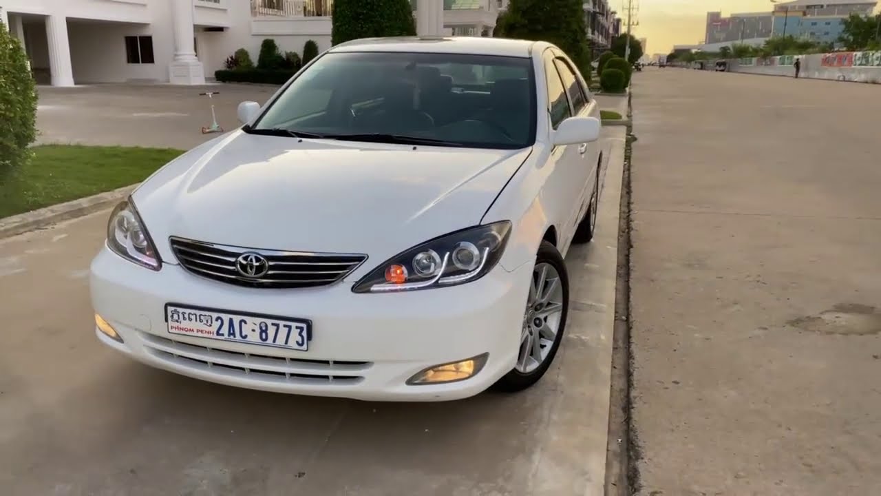 មេឡាន 2002 Camry បាឡែន XLE Half Full Option | របៀបទិញឡានឃ្លាំង - YouTube