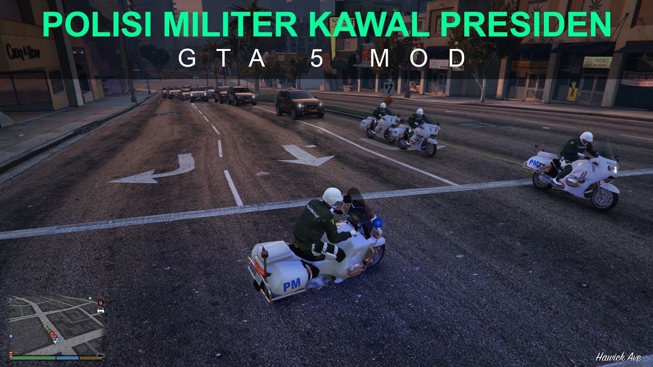 POLISI MILITER KAWAL PRESIDEN - GTA 5 MOD - YouTube