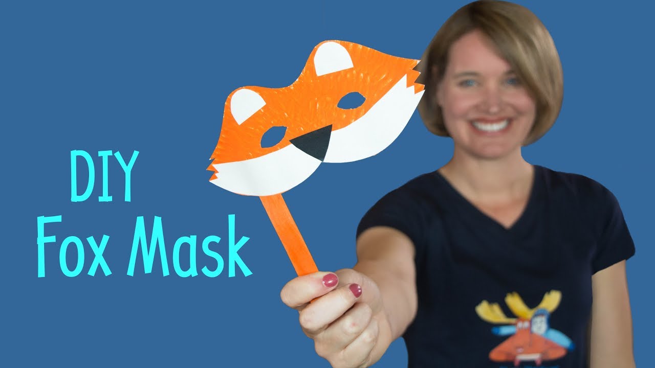 DIY Fox Mask | Art and Craft for Kids - YouTube
