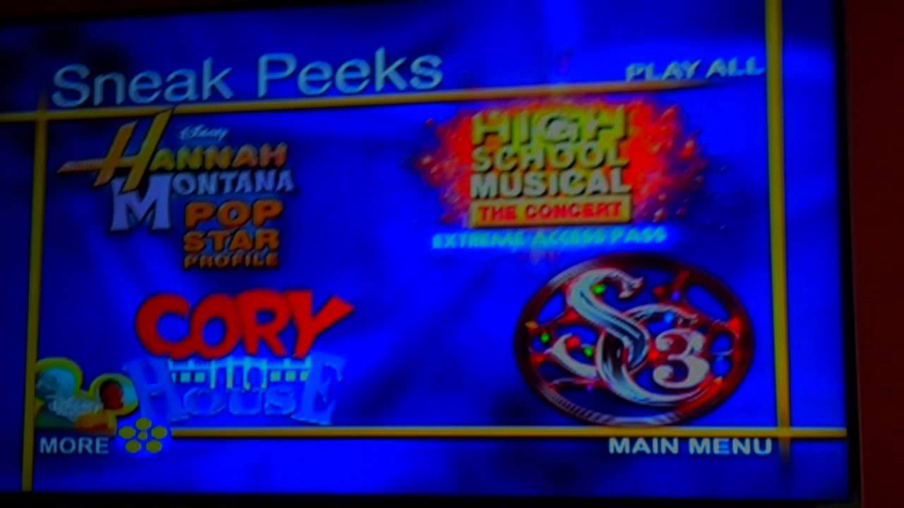 Sneak Peeks Menu - YouTube