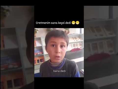 ÖĞRETMENİM SANA KEÇEL DEDİ#öğrenci#eğitim#çocuk#okul