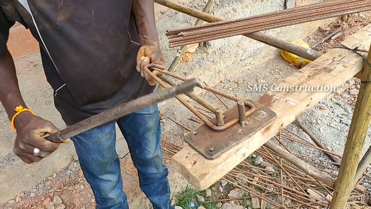 How to make triangular stirrups - YouTube