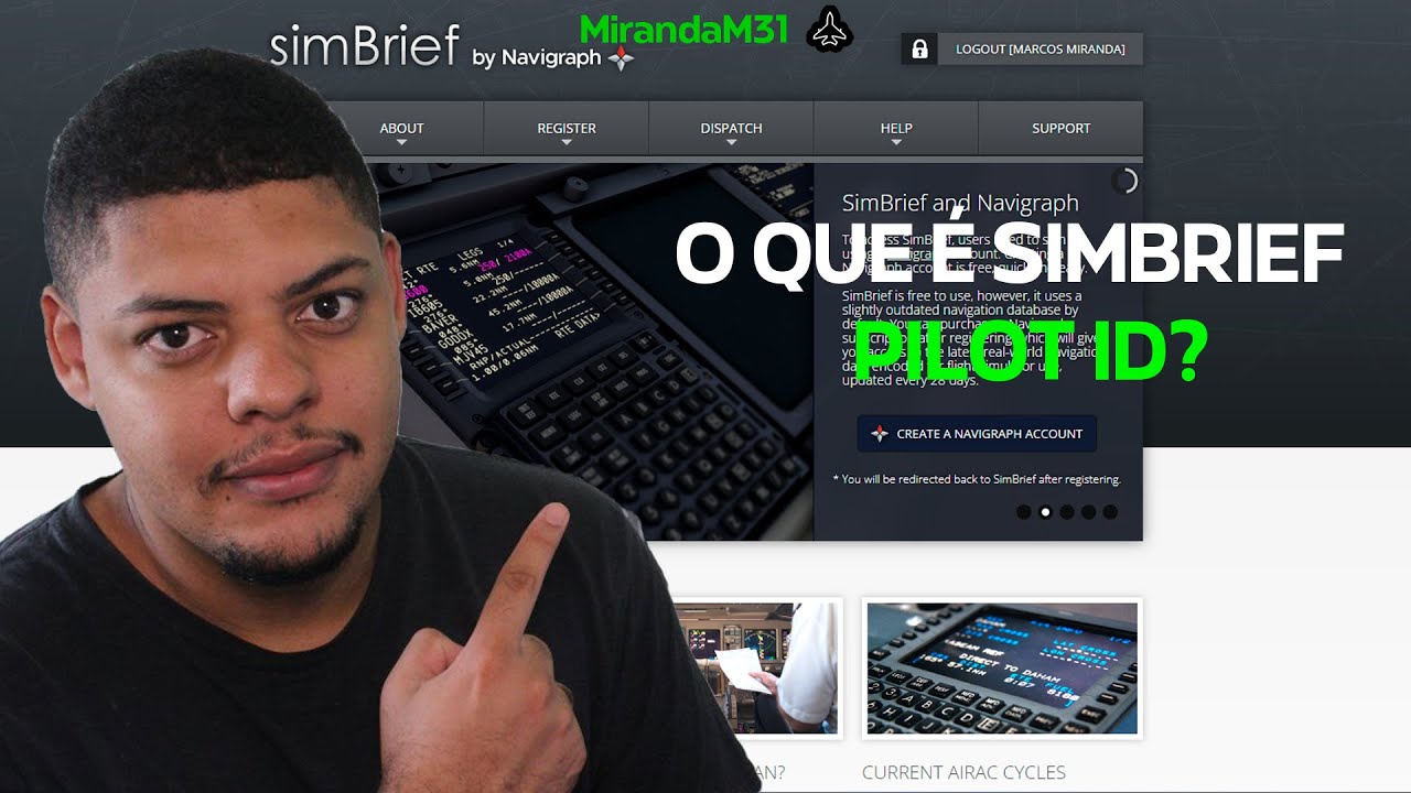 PILOT ID O QUE É ? DICA RAPIDA PRA VOCÊ INTEGRAR SEU SIMBRIEF COM O ...