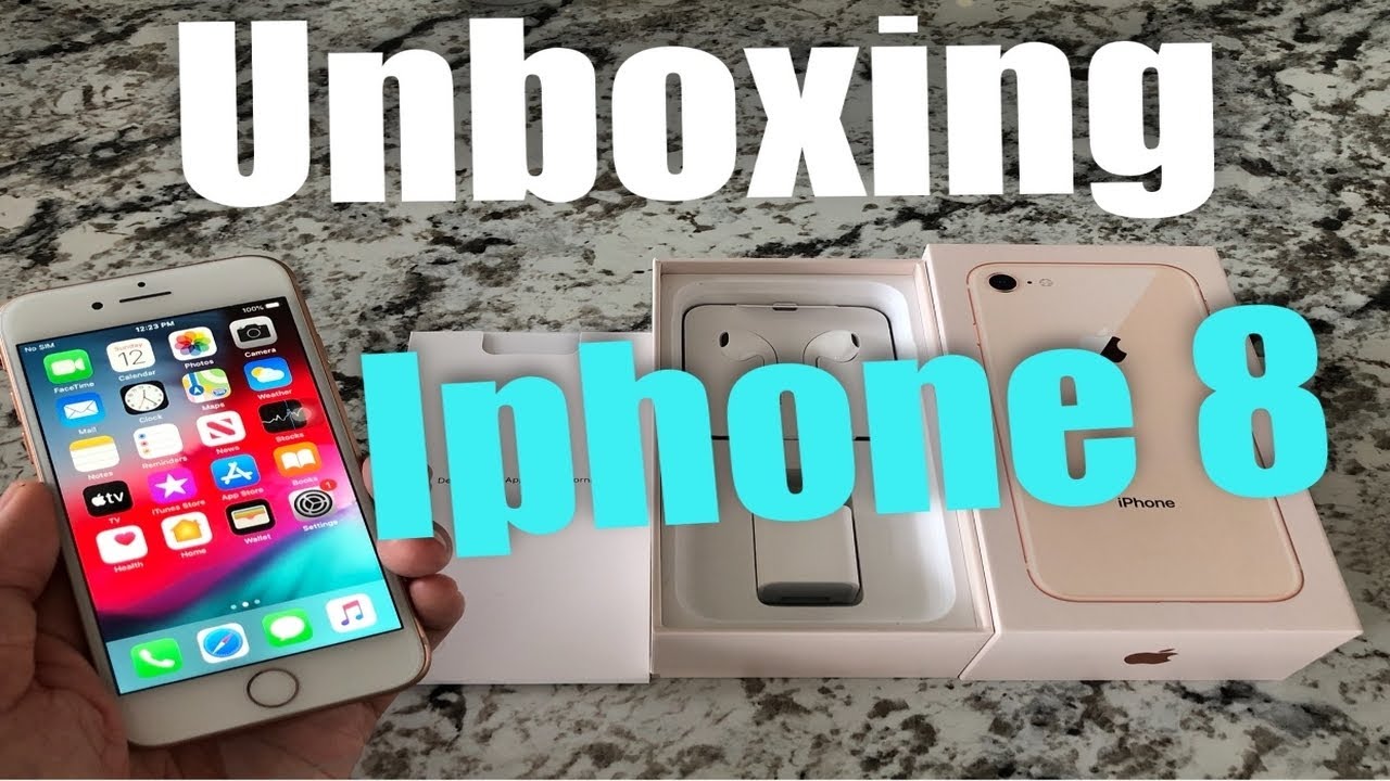 Iphone 8 Rose Gold Unboxing & review | Vintage Mobile Phone Collection ...