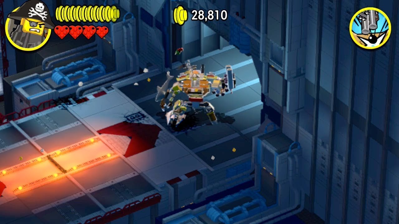 The LEGO Movie Videogame (PS Vita) Walkthrough - Octan Hangar + The ...
