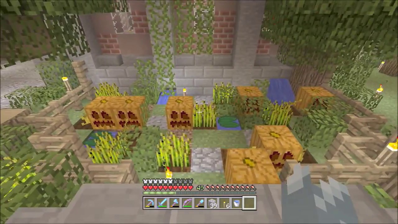 Minecraft Xbox One Survival Lets Play - Episode 49: Automatic Pumpkin ...