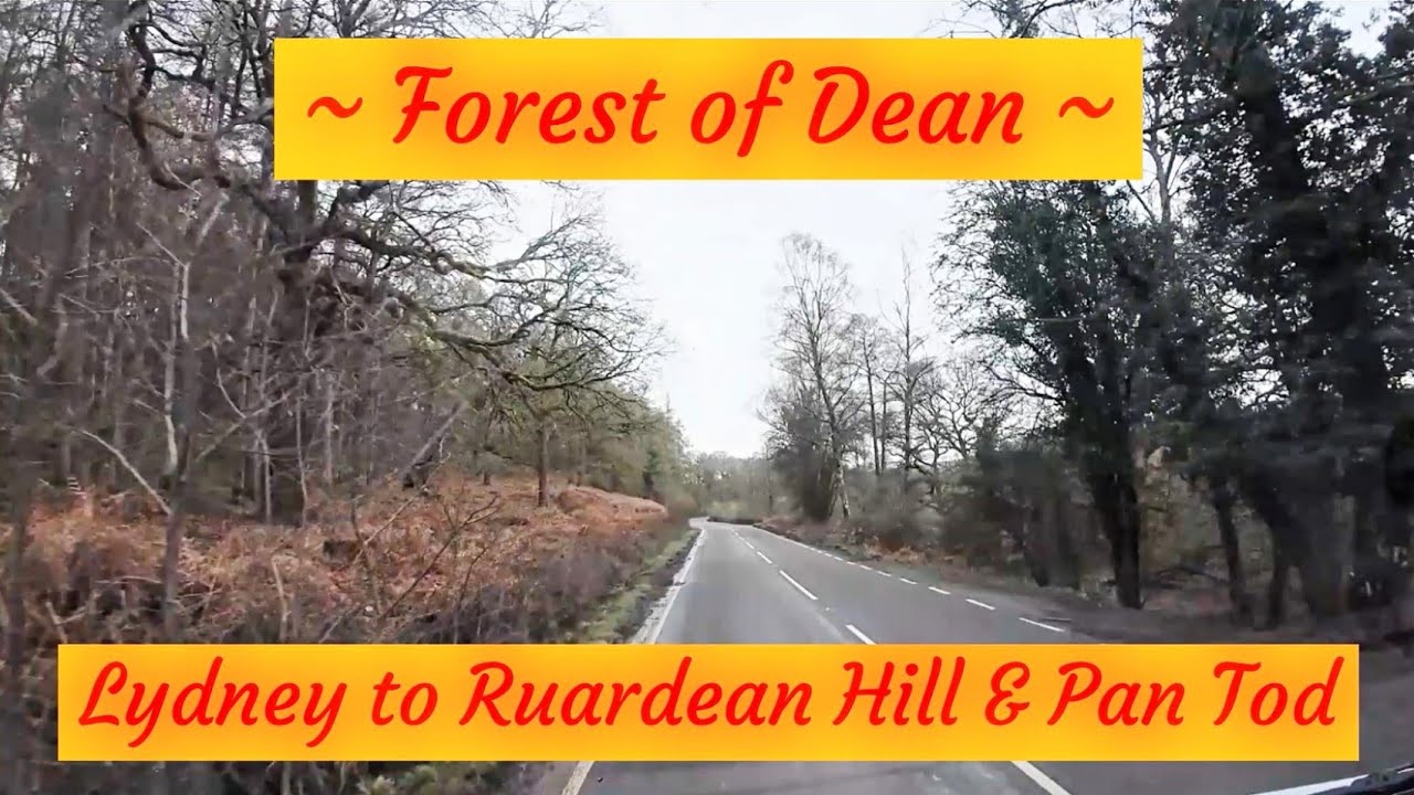 Forest of Dean: Lydney to Ruardean Hill & Pan Tod the highest point of ...