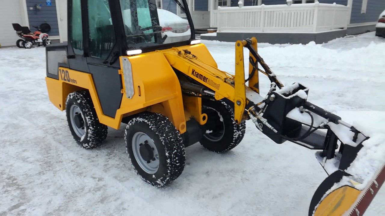 Kramer 120 kubota diesel - YouTube