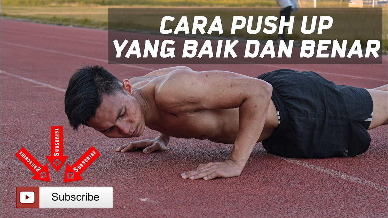 CARA MELAKUKAN PUSH UP YANG BENAR UNTUK PEMULA | tutorial teknik push ...