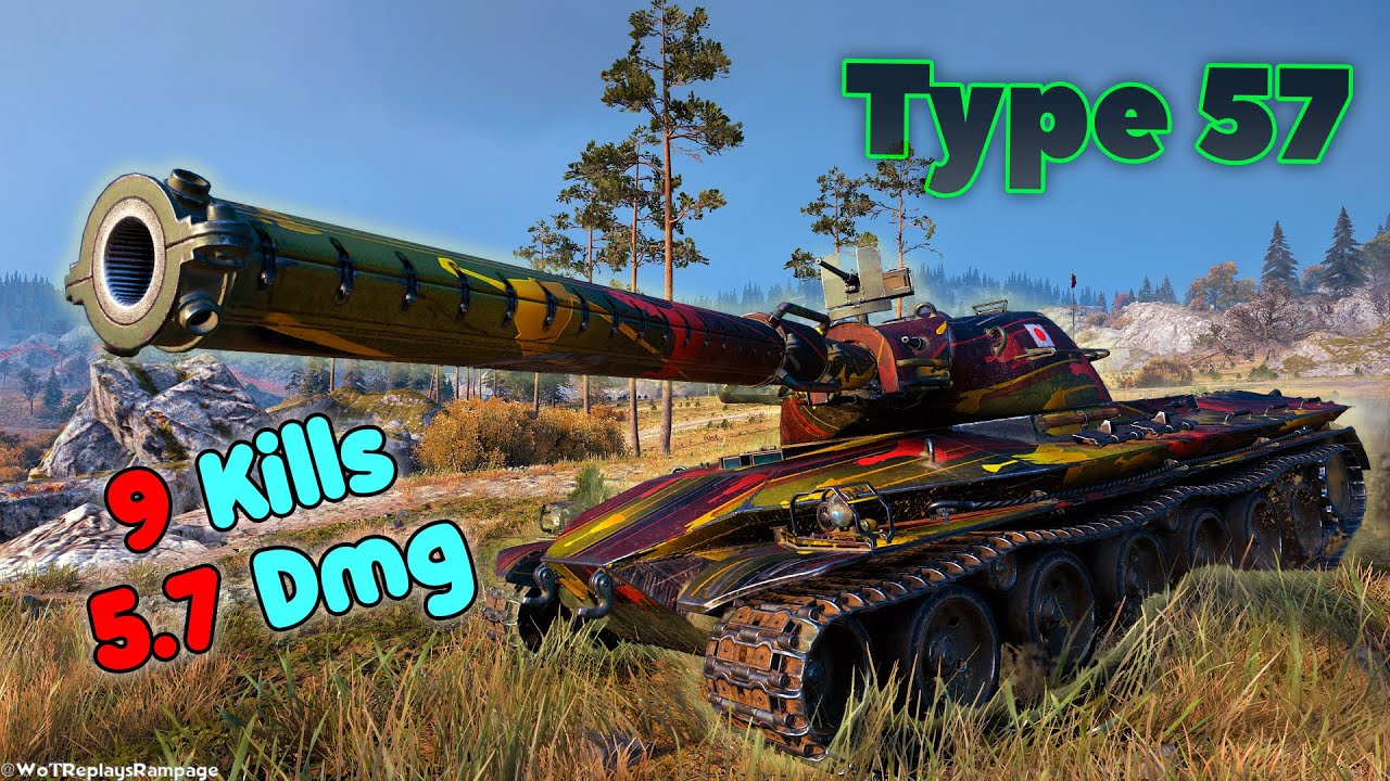 Type 57 - 9 Frags 5.7K Damage by player FabNes - YouTube