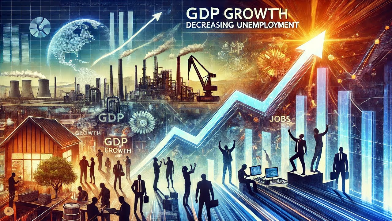 Strong GDP Growth & Decreasing Unemployment - YouTube