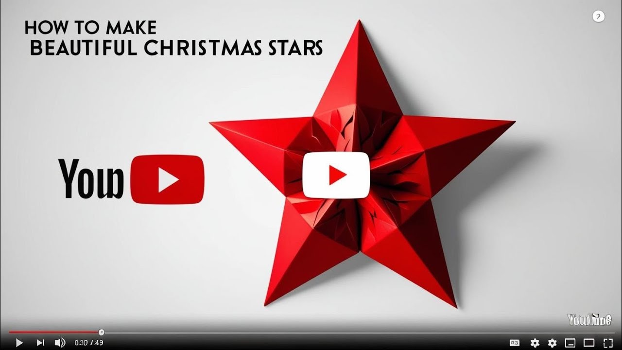 How to Make a Beautiful Christmas Star: Step-by-Step Guide for Holiday ...