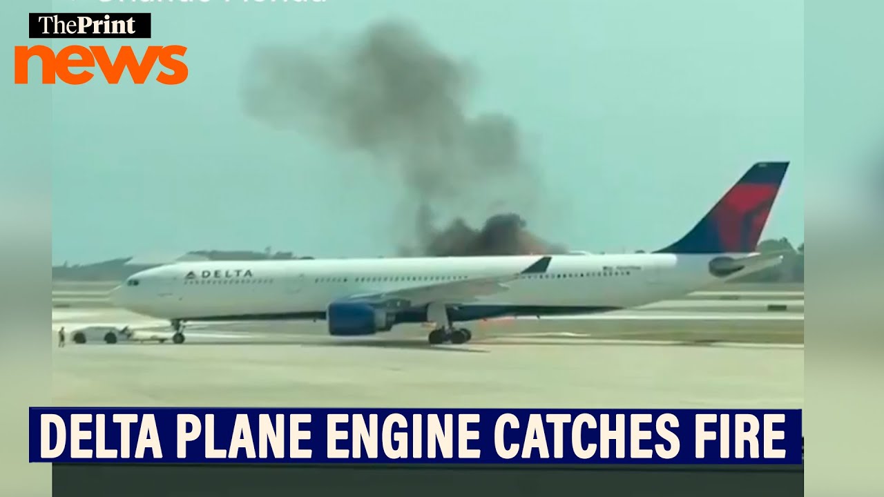 Delta Airlines flight catches fire at Orlando airport, passengers ...