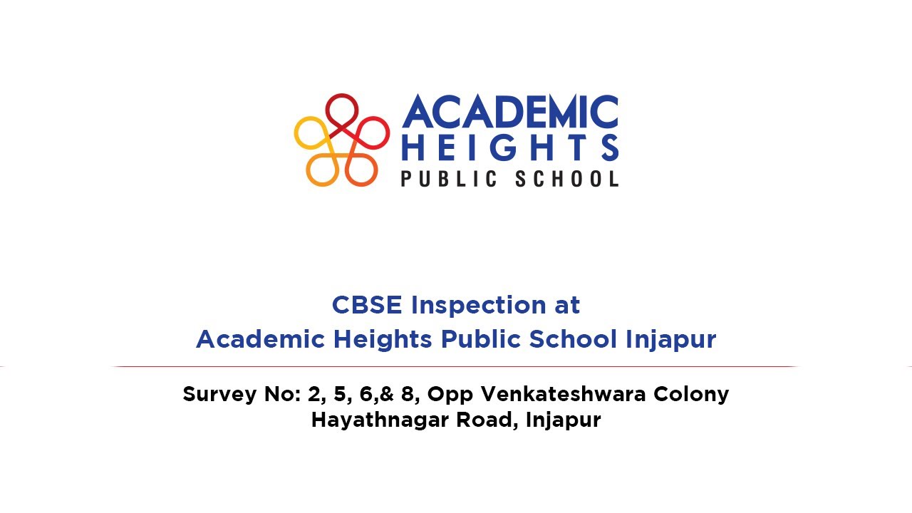 Academic Heights Public School Injapur | AHPS School Video Tour - YouTube