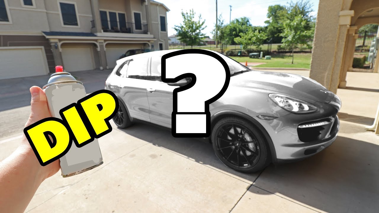 DIPPING A $120,000 CAR (Porsche Cayenne Turbo) - YouTube
