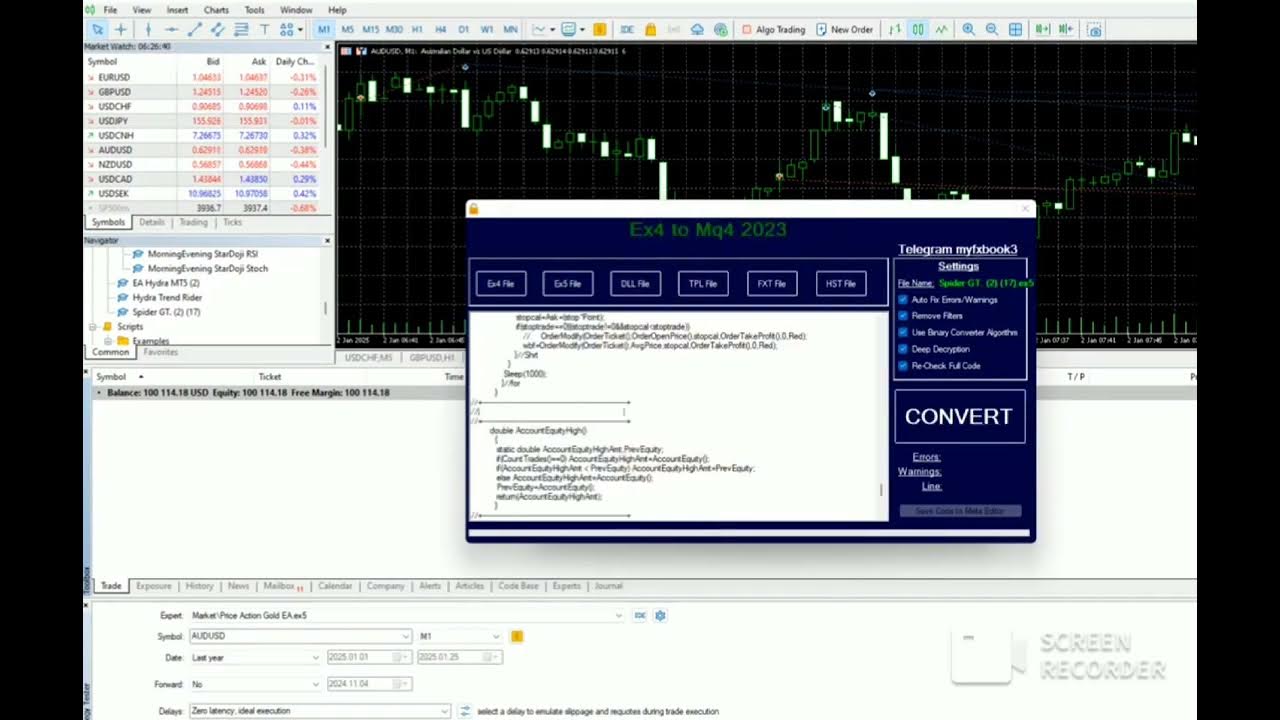 expert advisor decompile, ex4, ex5, mql4 and mql5, mt4 and mt5 dll forex ea file decompiler ...
