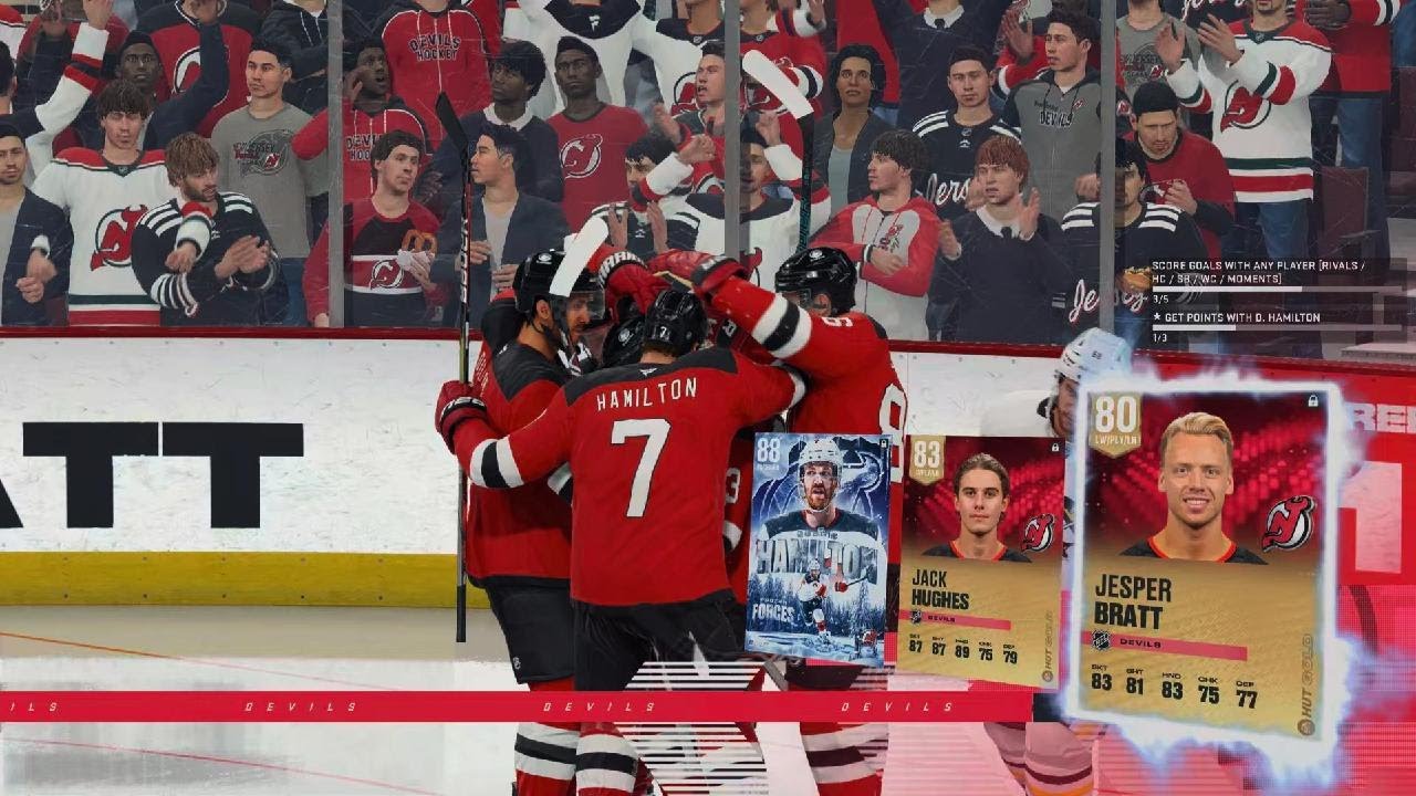 NHL 25 Get 3 Points w/D. Hamilton...in Action Cam!! - YouTube