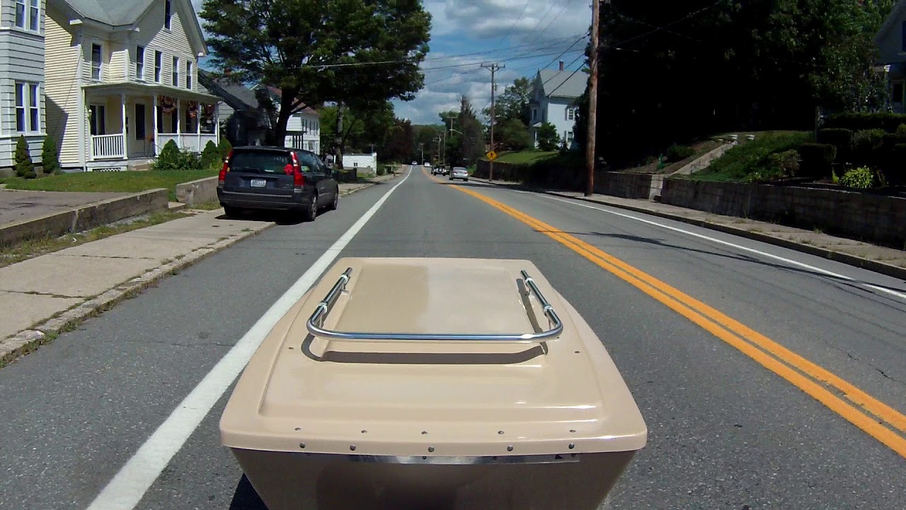 1988 Kompact Kamp Cargo Trailer Test Ride - YouTube