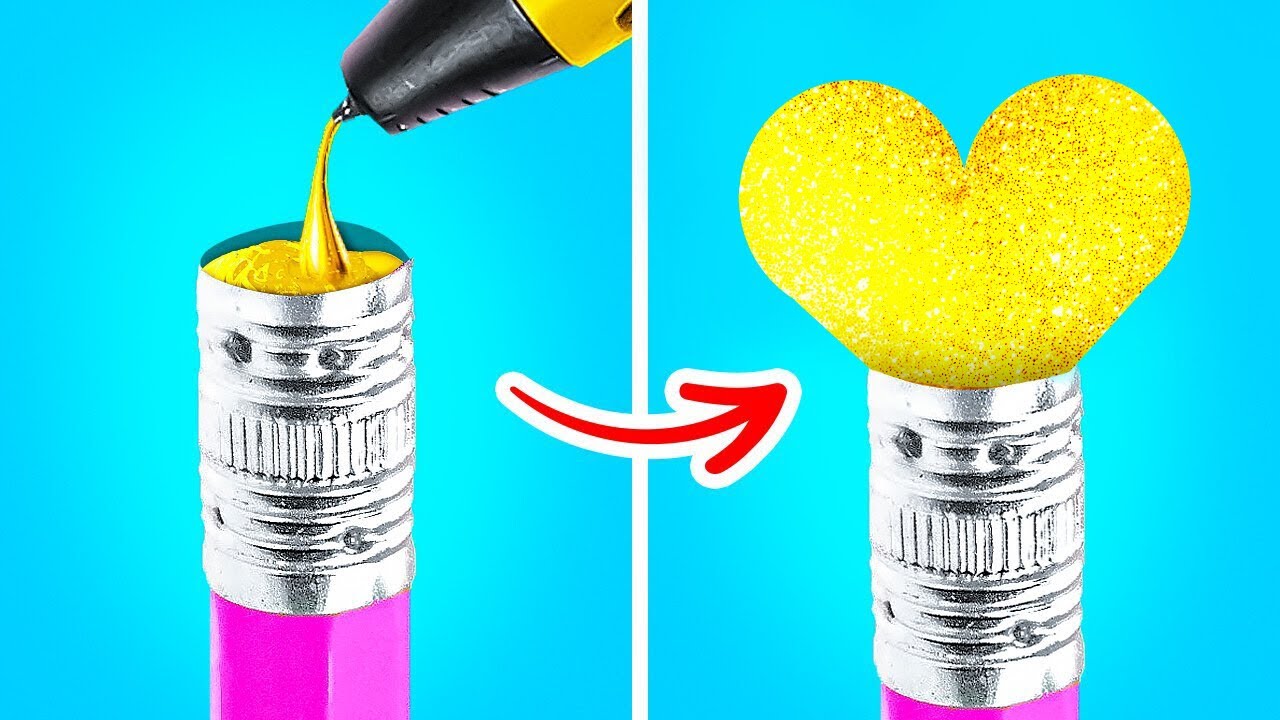 3D PEN VS GLUE GUN | Fantastic Hot Glue & 3D Pen Crafts And DIY Art ...