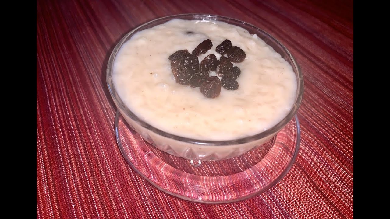 Arroz con Dulce a mi estilo Dominicano - YouTube