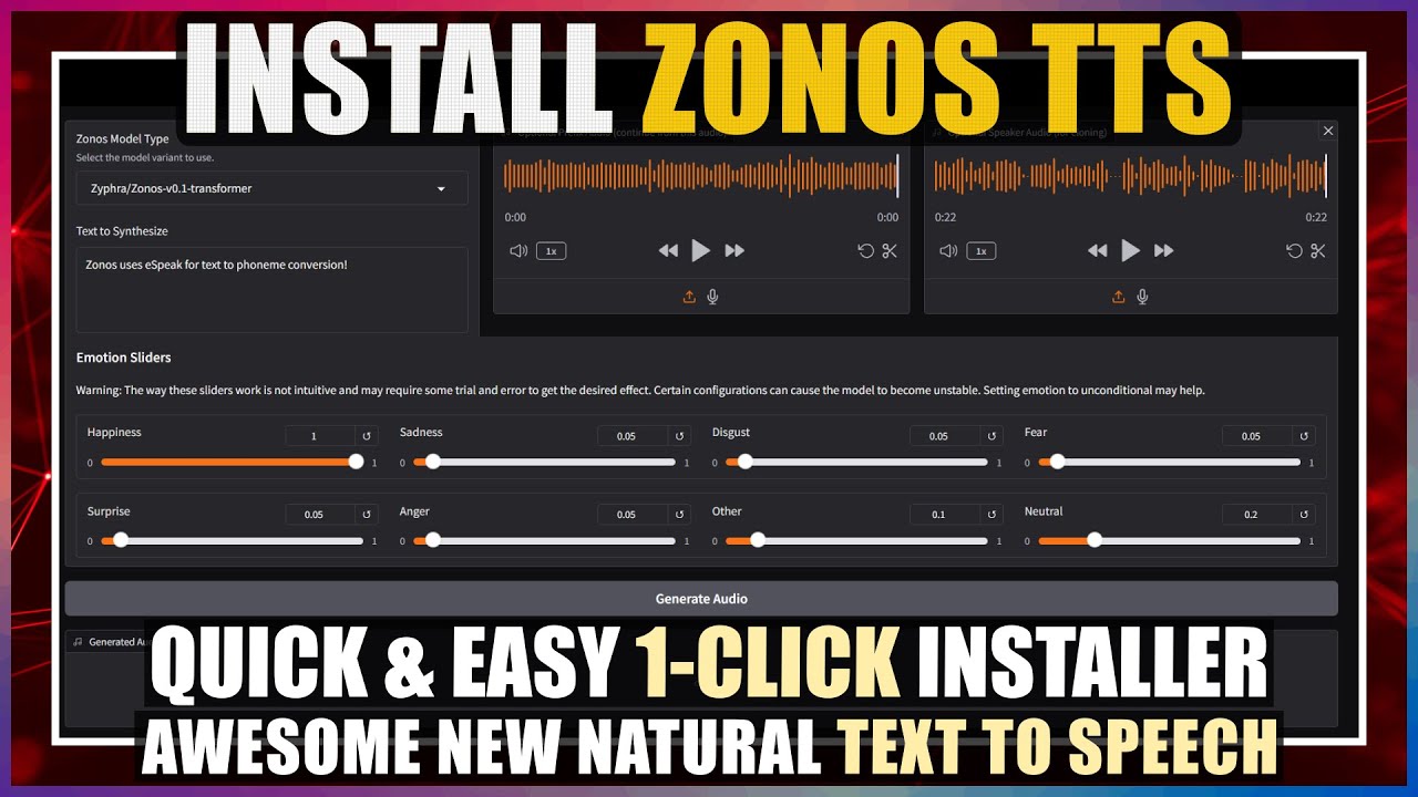 Install Zyphra Zonos TTS in 1-Click - ElevenLabs Alternative FREE Natural Text to Speech - YouTube