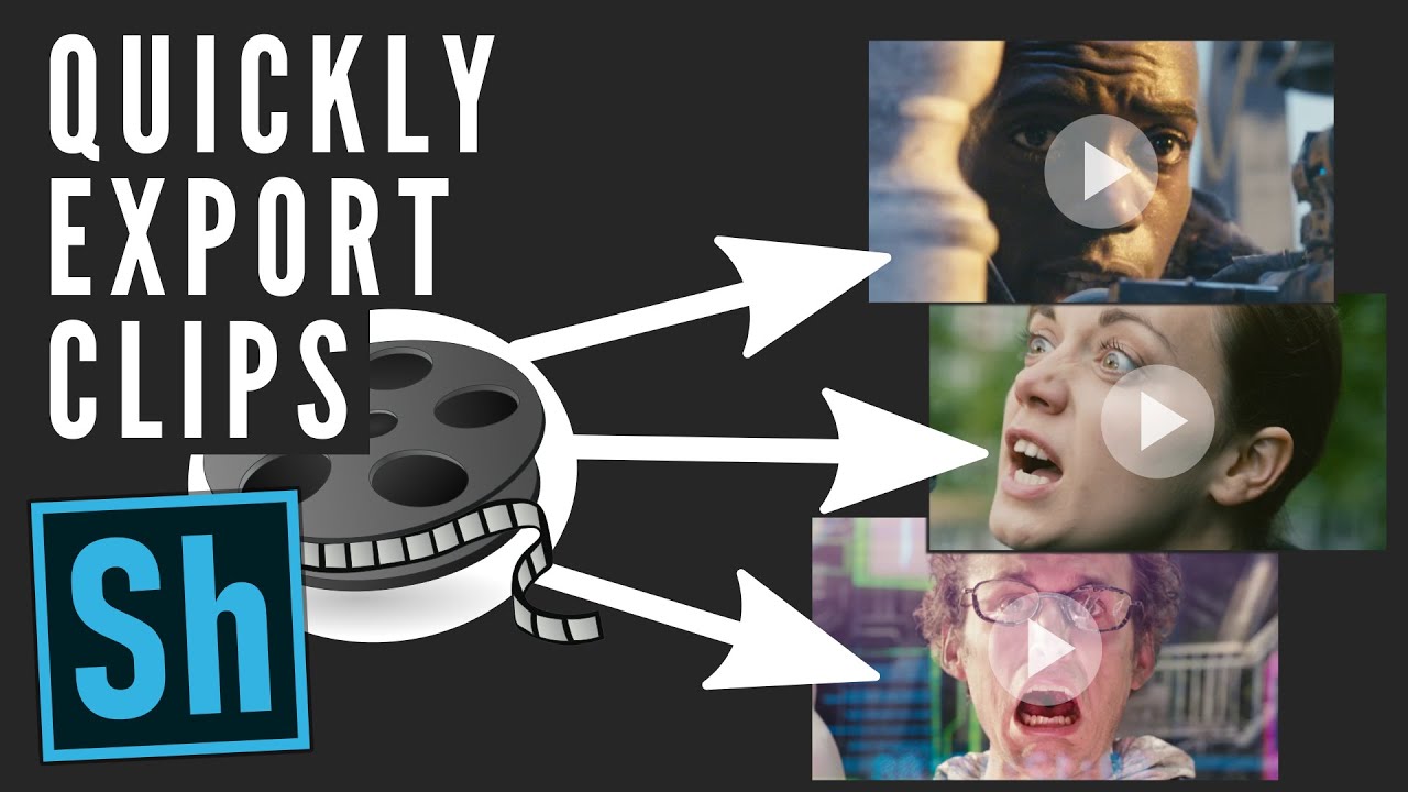 Cut and export many short clips from a long video with MAXIMUM ...