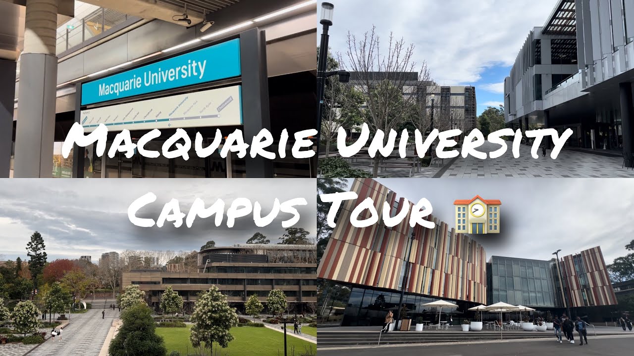 Macquarie University Campus Tour ♥ I enjoy touring universities - YouTube