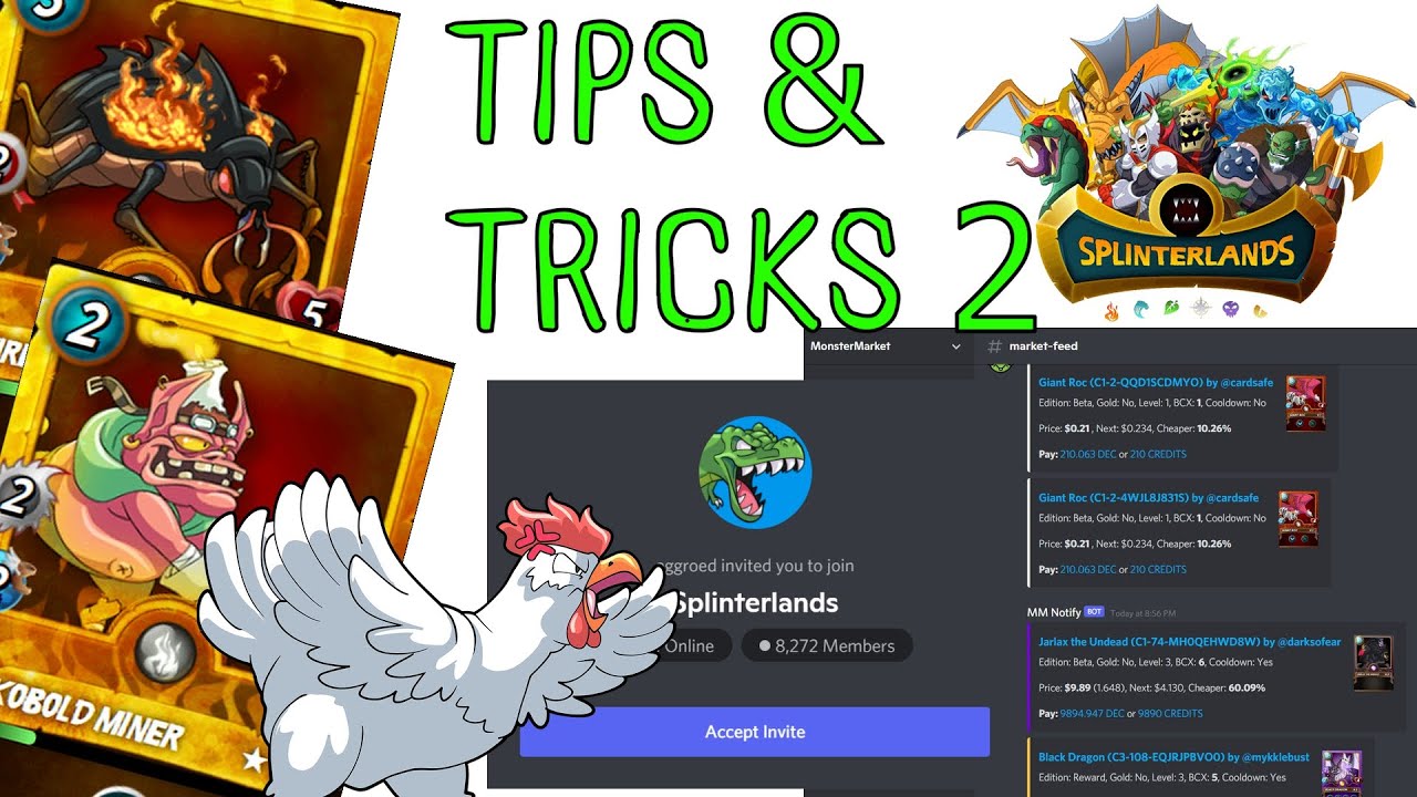 Tips and Tricks for Splinterlands Blockchain Game - YouTube