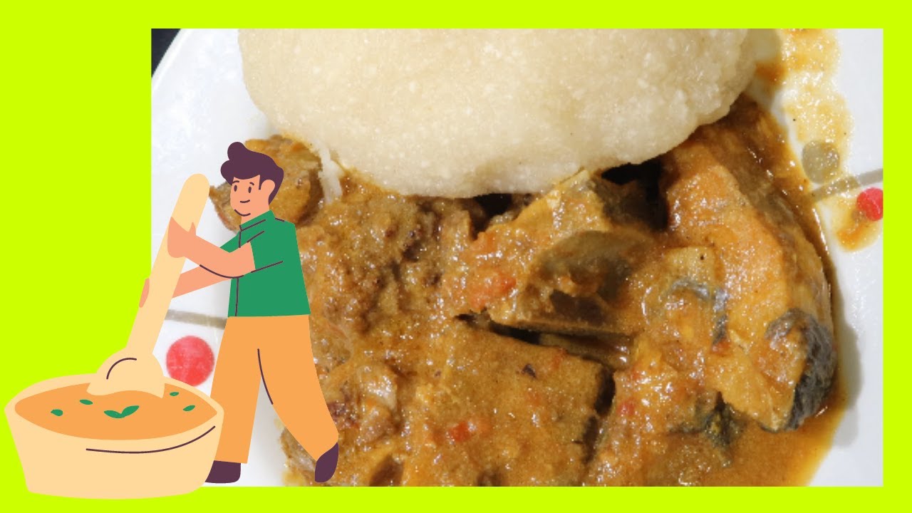 🍲MODICA Recipe with CASSAVA Flour (FUFU) African Cuisine - YouTube
