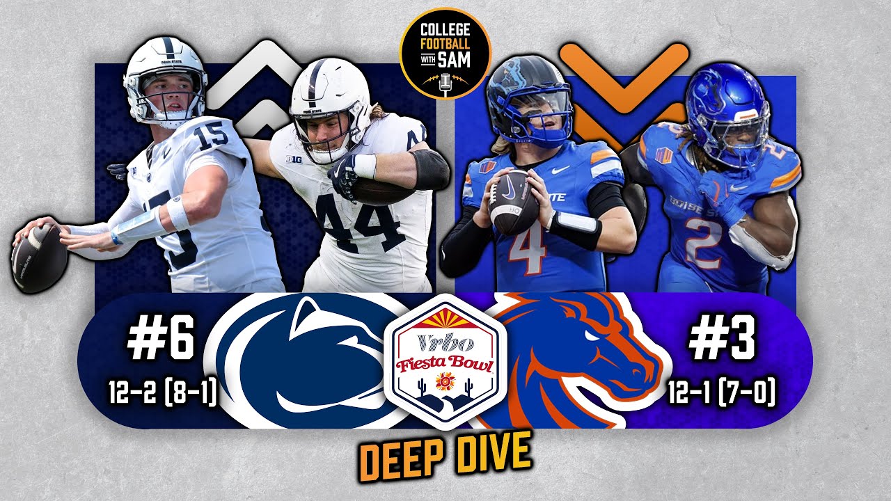 Penn State vs. Boise State CFP Fiesta Bowl 2025 Deep Dive: Can Ashton ...