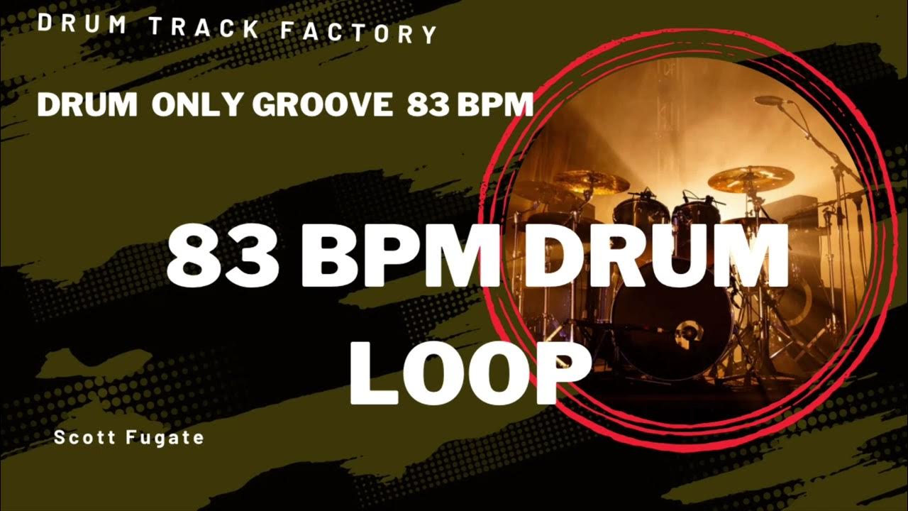 83 BPM Professional Drum Loop | Perfect Practice Tool for Musicians ...