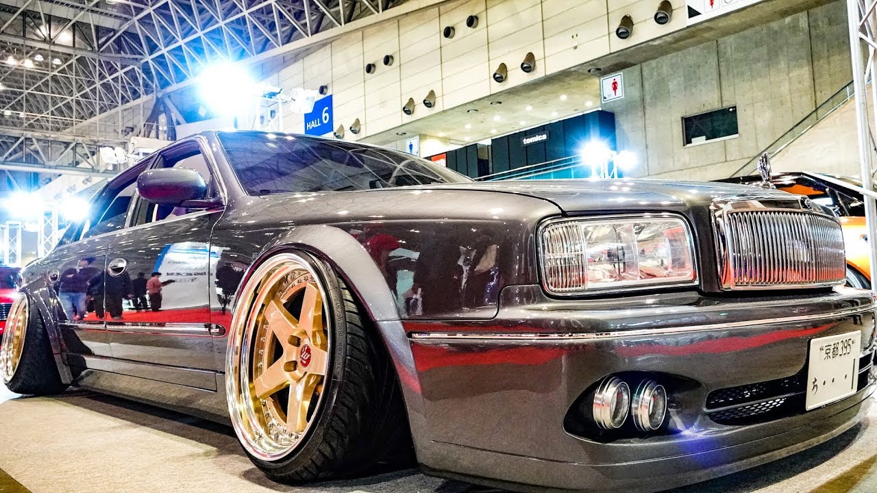 (4K)Nissan President Sovereign Long VIP style 日産プレジデントソヴリンロング VIPCAR ...