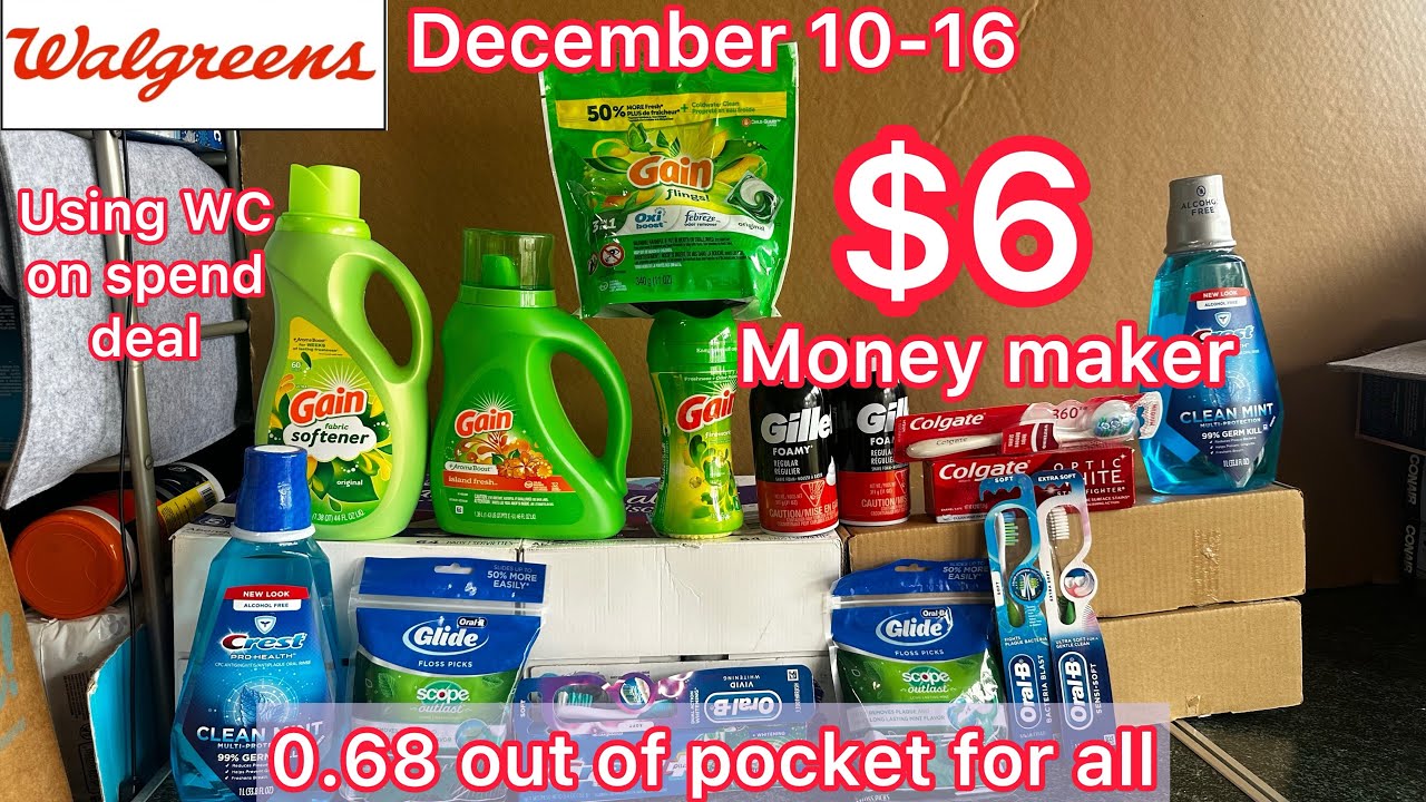 Walgreens Cpuponing December 10-16|| Using Walgreens Cash on spend deal ...
